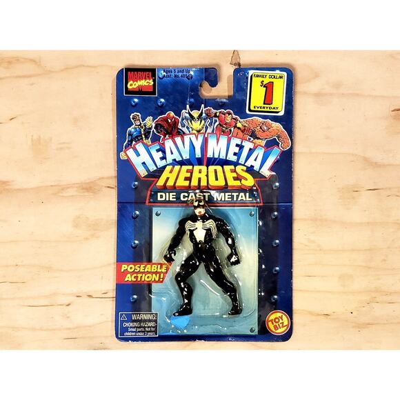 Toybiz | Toys | Marvel Heavy Metal Heroes Venom Poseable Die Cast ...